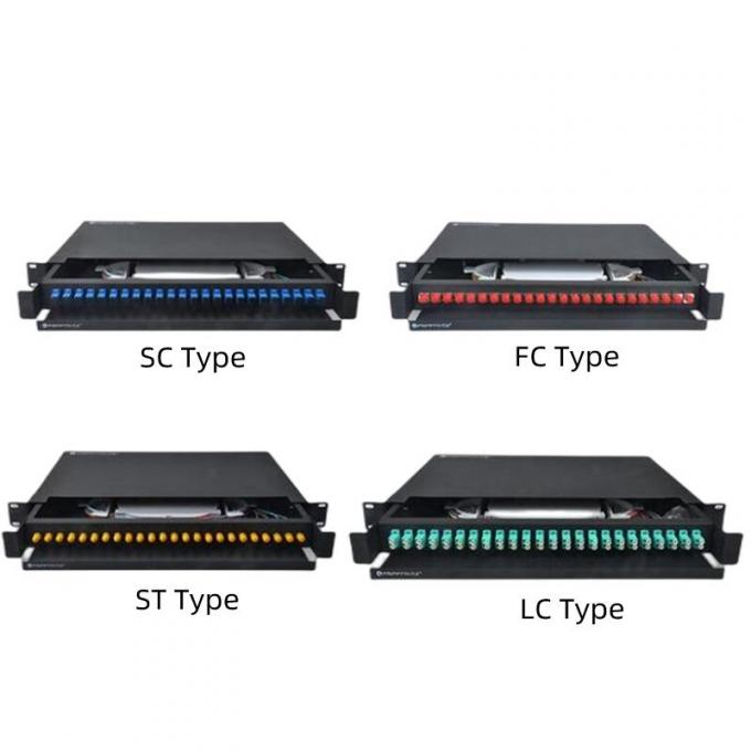 ODF 24 Port Fiber Optic Patch Panel Enclosure Box 24 Core SC