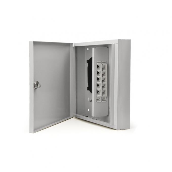12F Wall Mount Fiber Enclosure Metallic ODF Fiber Optic Patch Box 12 Core