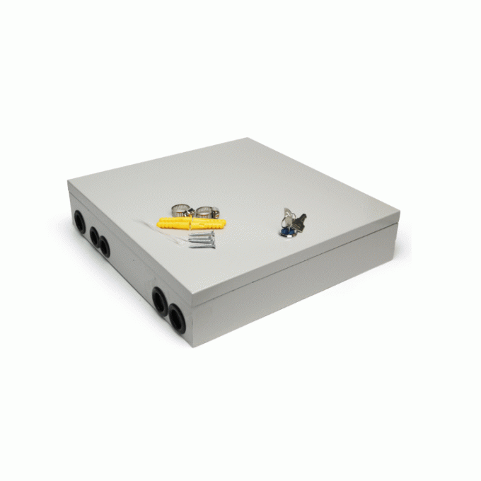12F Wall Mount Fiber Enclosure Metallic ODF Fiber Optic Patch Box 12 Core