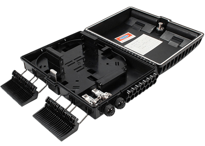 Indoor / Outdoor 16 Port Splitter Fiber Optic FTTH Splitter Box