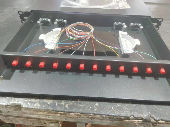 12 FC UPC Sliding Fiber Optic Patch Panel For Efficient Network ...