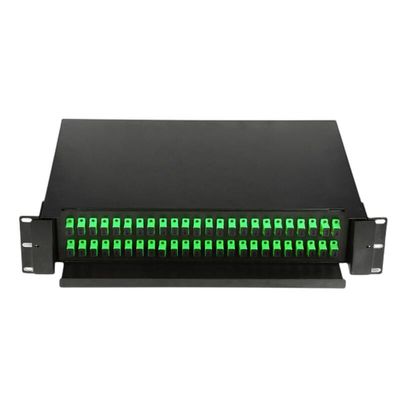 12 Core Fiber Optic Patch Panel FC Rack Mount ODF Pigtail Pull Out