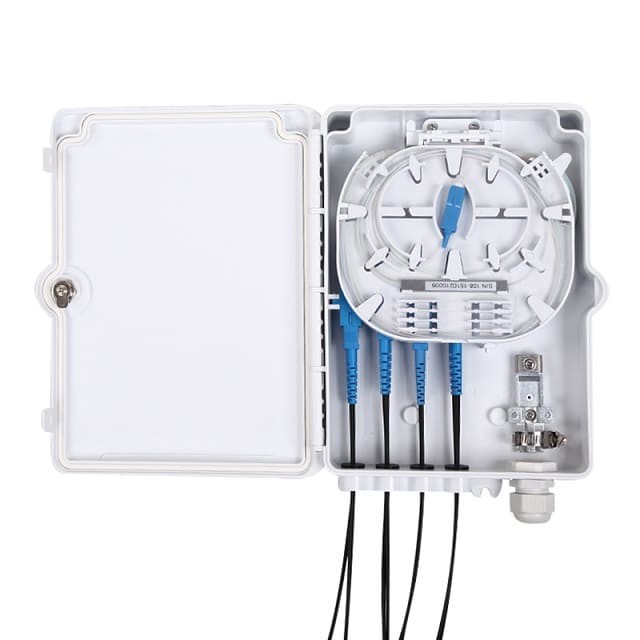 8Port Fiber Optic Terminal Box IP-66 Protection Level SM SC Wall Pole Mount