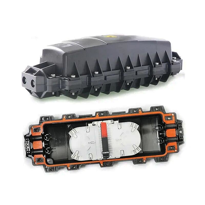 Underground 288Cores Fiber Optic Closure 2in 2out Horizontal Aerial ...