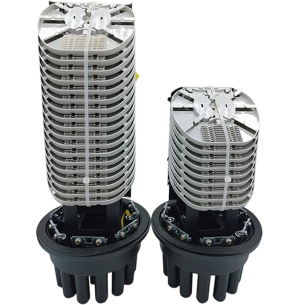 Outdoor Aerial 288 core Fiber Optic Joint Enclosure 6in 6out Dome ...
