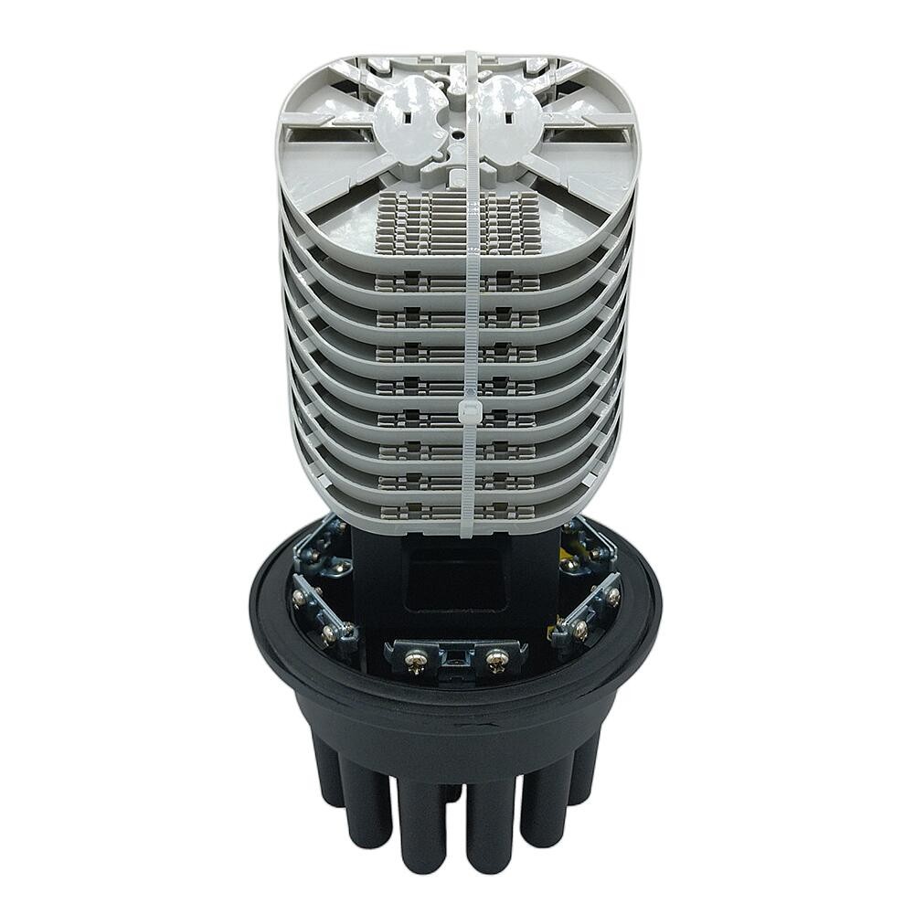 Outdoor Aerial 288 core Fiber Optic Joint Enclosure 6in 6out Dome ...