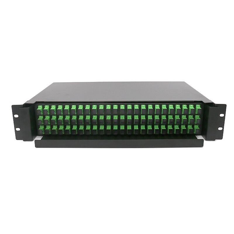 19 Inch 2U Rack Mount Enclosure ODF 72 Core Fiber Patch Panel Sliding Type