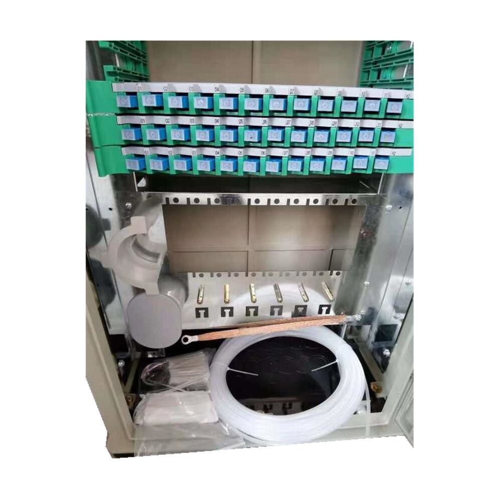 96 Core Outdoor Street Cabinet Pole Mounted Optical Cross Connection ...