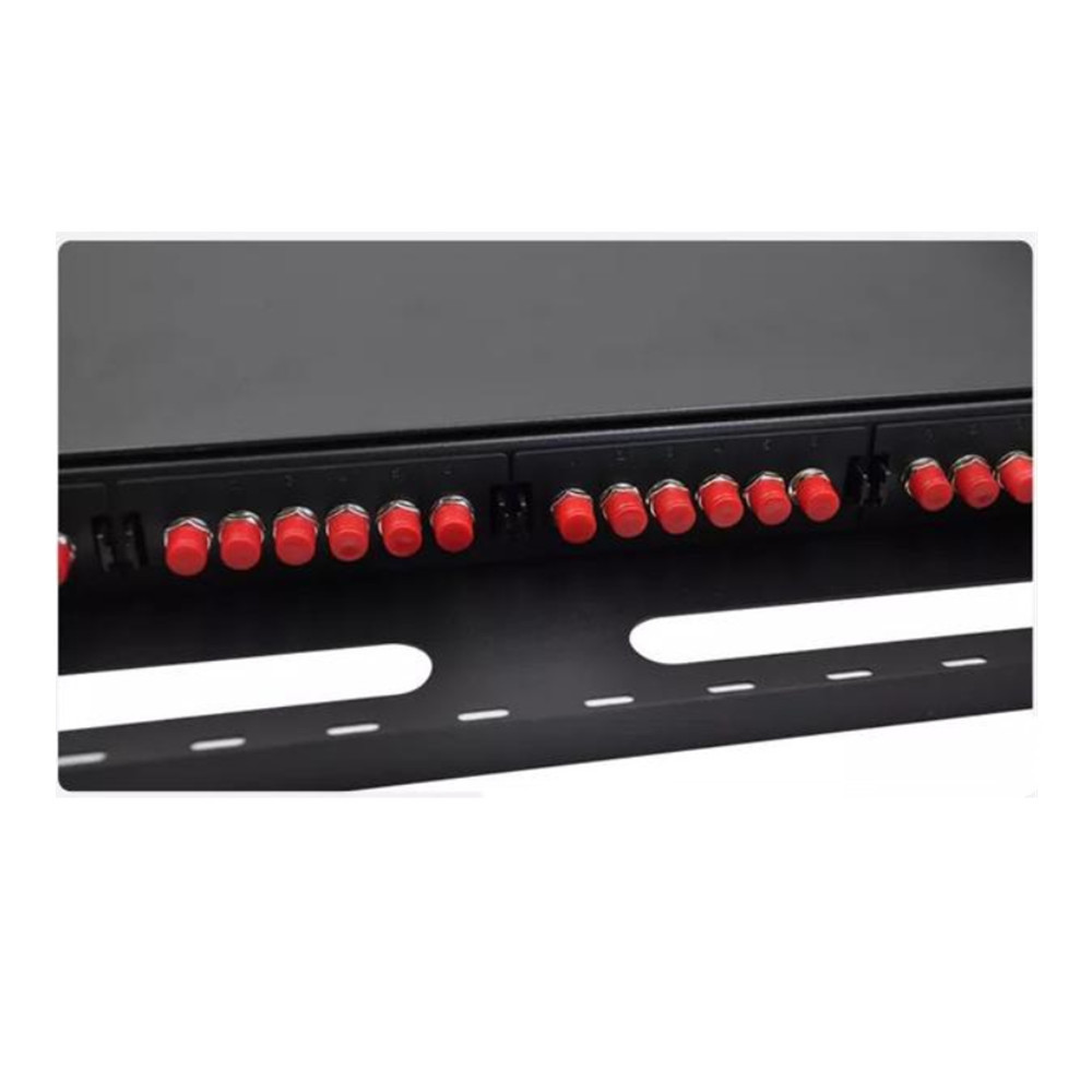 MPO FC Fiber Patch Panel 19 24 Port Patch Panel Rack Mount OEM