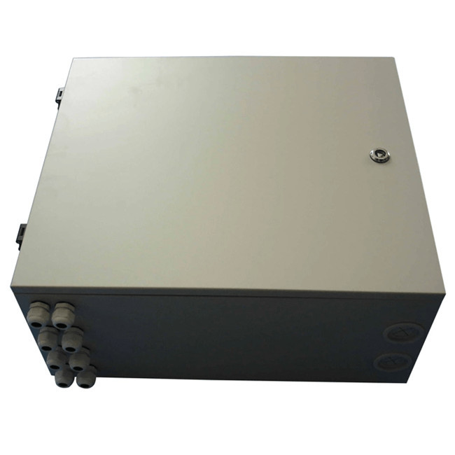 Grey Fiber Optic Enclosure Outdoor LC ODF Fiber Distribution Terminal ...