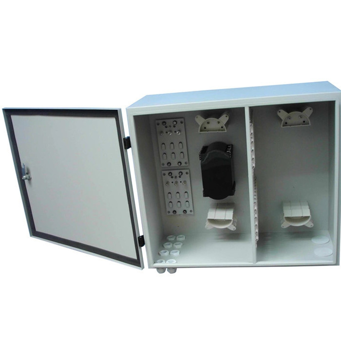 Grey Fiber Optic Enclosure Outdoor LC ODF Fiber Distribution Terminal ...