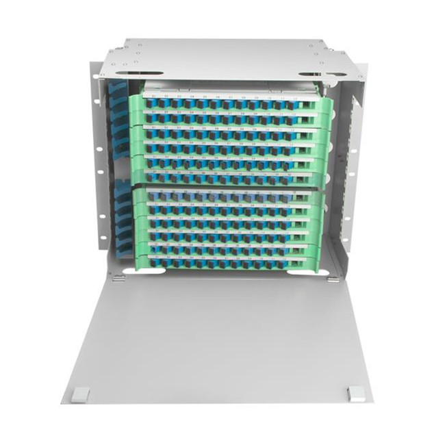 Gray ODF Patch Panel Rack 19 72 Core FC / SC Optic Distribution Frames