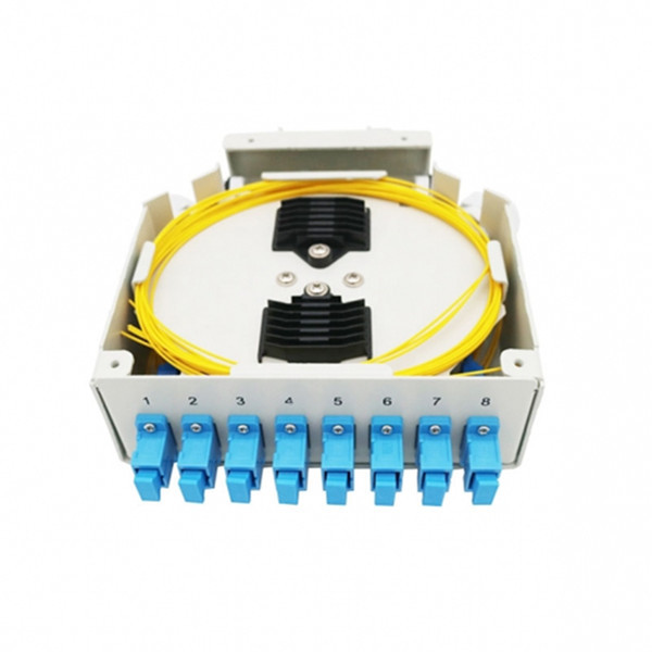 8 Port Din Rail Mounted Fiber Optic Din Rail Terminal Box With Sc/Upc ...