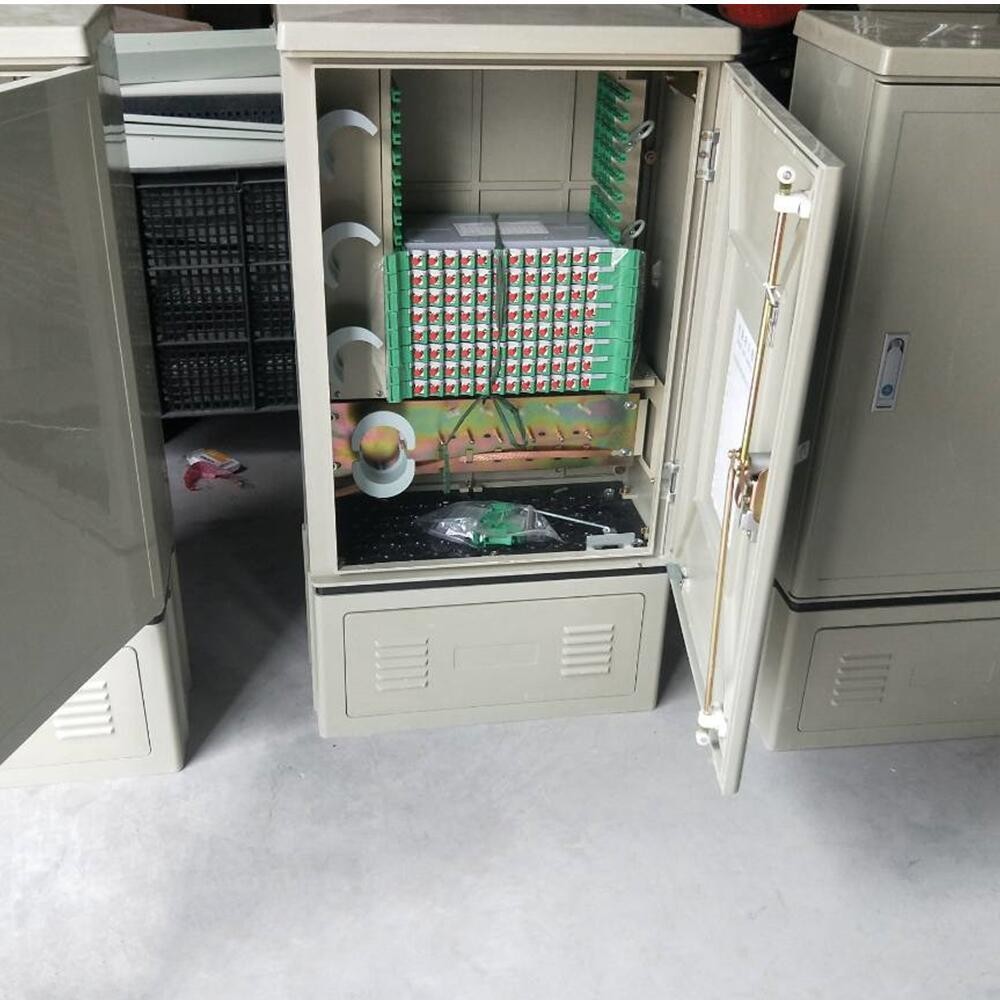 FC SMC Fiber Optic Cabinet FDH Outdoor Fiber Distribution Cabinet 144 Core
