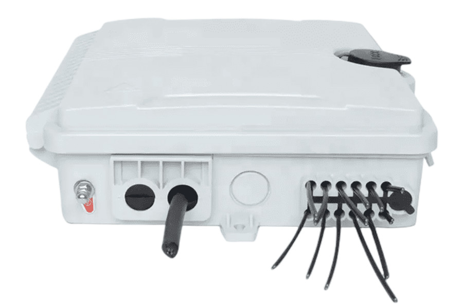 Fiber Optic Terminal Box 12Port SC/LC/ST/FC IP-66 UPC/APC Light Gray FTTH