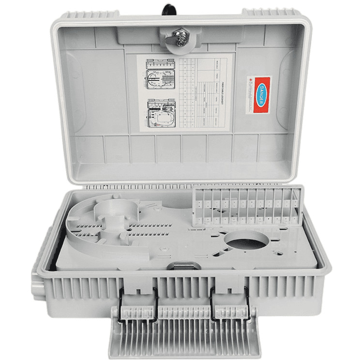 FTTB Fiber Optic Splitter Box OM1 LGX PLC 1x16 Splitter 24Core