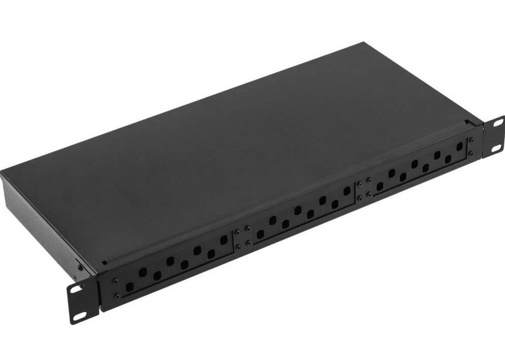 19 Rack Mount Fiber Patch Panel 144 Core Indoor Optical Fiber Distribution