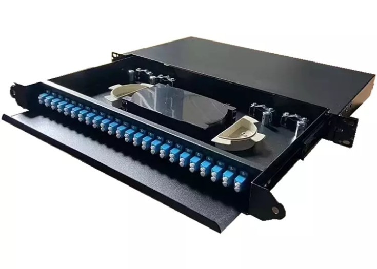 ODF Fiber Optic Distribution Unit Box Fc Drawing Type 19inch