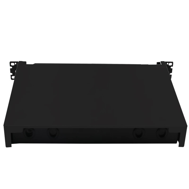 12 Core Fiber Optic Patch Panel FC Rack Mount ODF Pigtail Pull Out