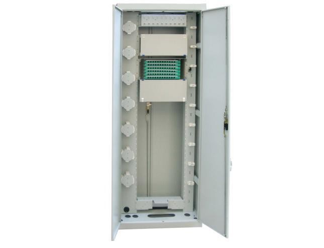 Gray ODF Patch Panel Rack 19 72 Core FC / SC Optic Distribution Frames