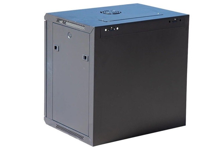 12U Glass Door Wall Mount Network Server Cabinet Enclosure 19 Inch ...