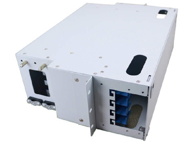 48 Core FC 1U 19 Rack Mount Enclosure ODF Distribution Frame