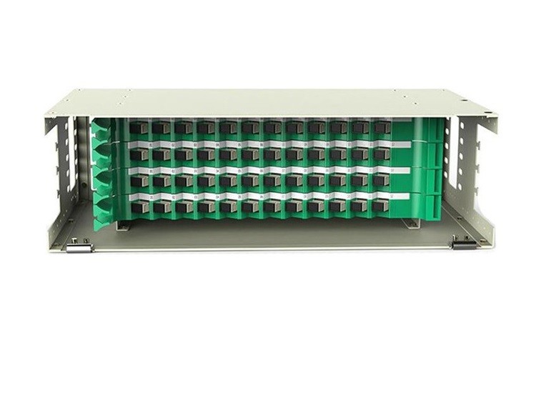 ODF 48 Port SC Fiber Patch Panel Rack Mount Multimode 48 Core