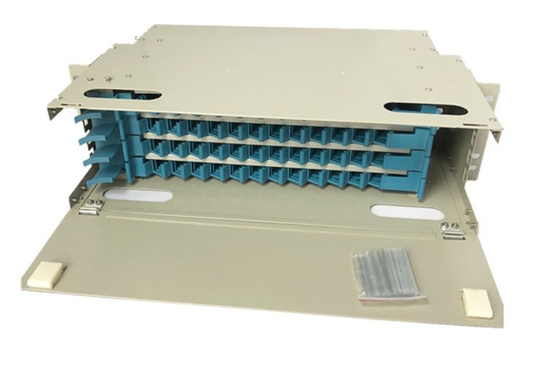 ODF 48 Port SC Fiber Patch Panel Rack Mount Multimode 48 Core