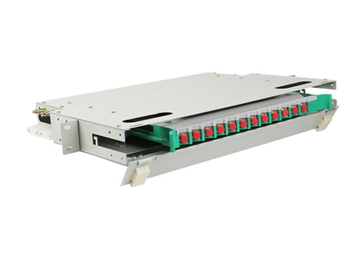12 Core ODF Patch Panel FC 1U Rack Mount Box 19" Fiber Optic