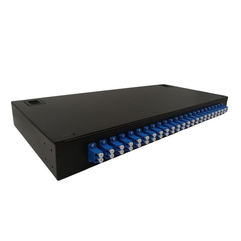 FTTH ODF Wall Mount 48 Fibers Fiber Optic Patch Panel With LC Duplex ...