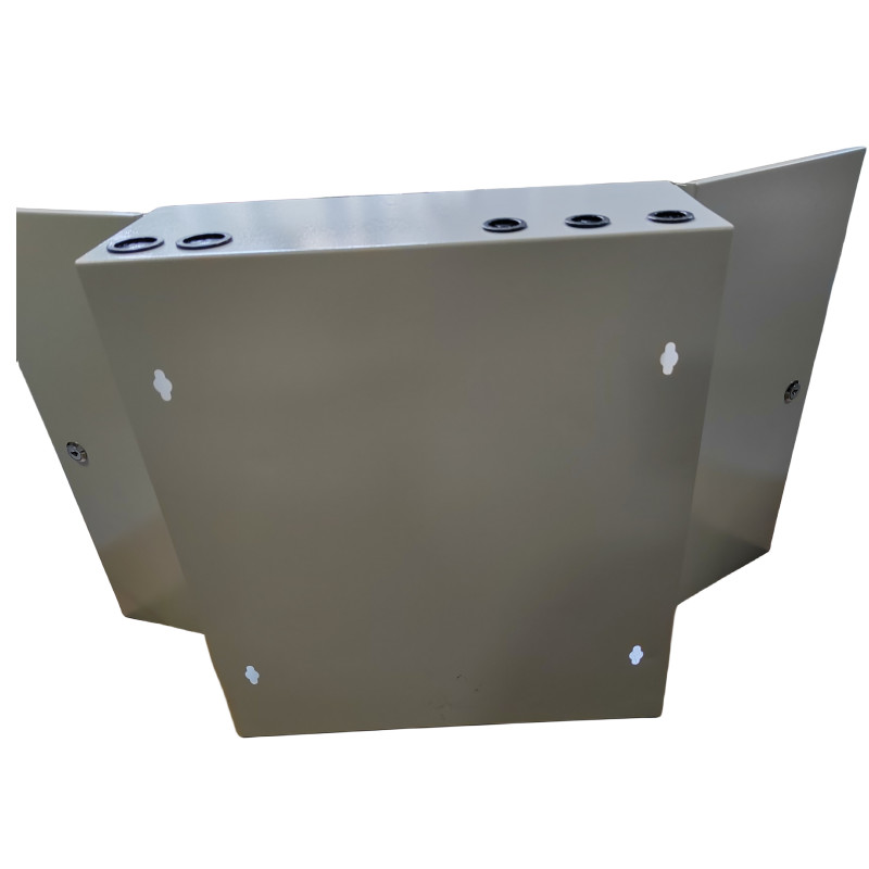 Metal Wall Mount Fiber Enclosure 72 Core With 2 Door And Dual Locks