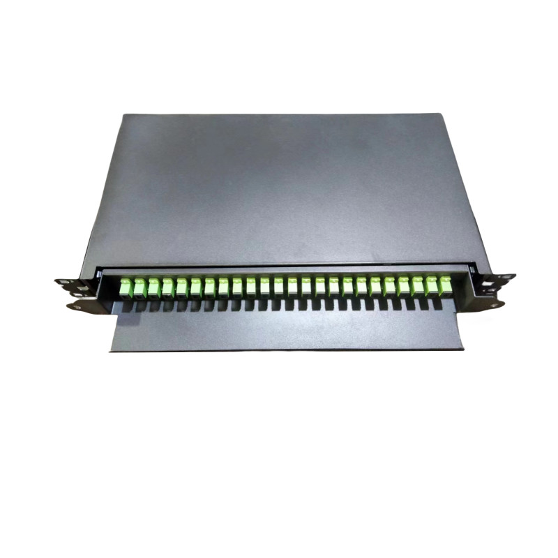Rack Mount 19 Inch Fiber Optic Patch Panel For Single Mode Or Multimode ...