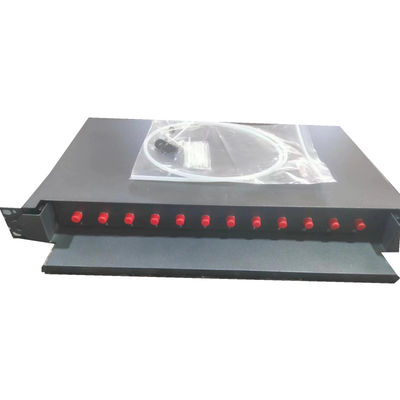 Durable 12 FC UPC Sliding Fiber Optic Patch Panel for Efficient Network ...