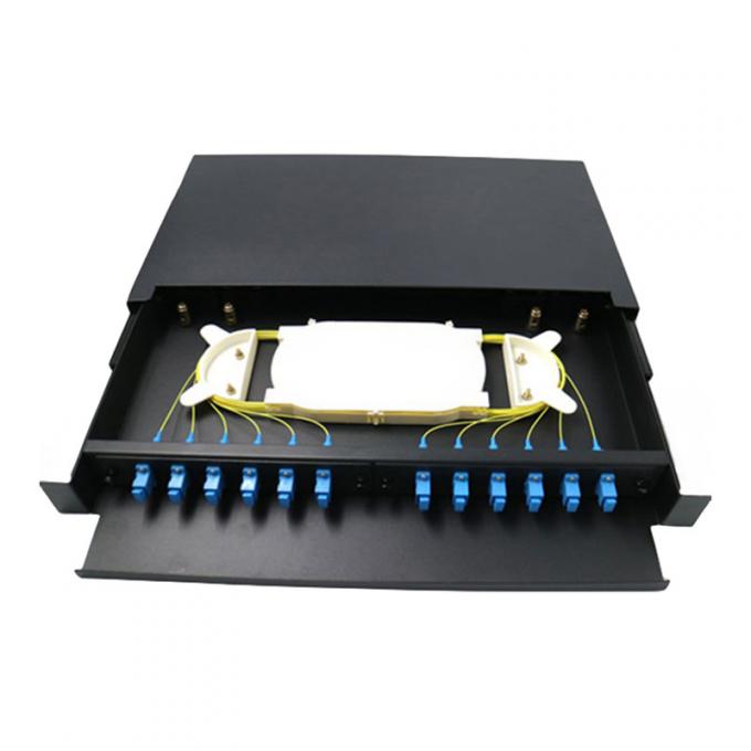 24 Ports Fiber Optic Patch Panel